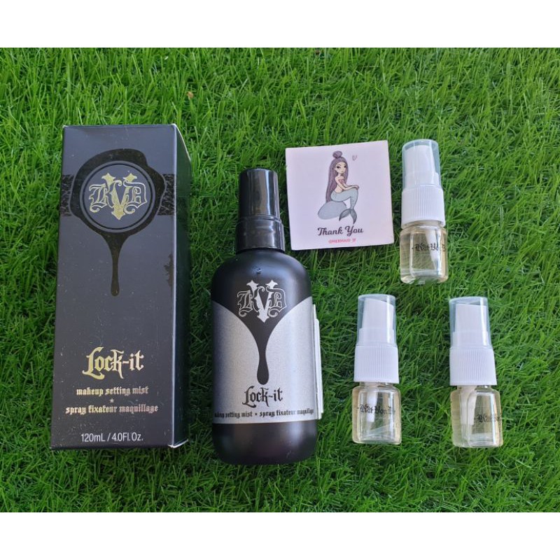 💯KAT VON D LOCK -IT SETTING SPRAY TRIALPACK (10ML) | Shopee Malaysia