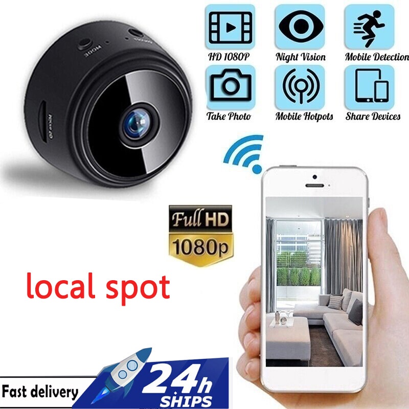 2023 Mini Spy Camera 1080P HD Wireless CCTV WiFi Hidden Camera Video ...