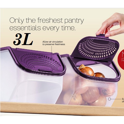 *1pc*Tupperware Garlic N All Keeper Large 3L 3.0L 1pc multipurpose ...