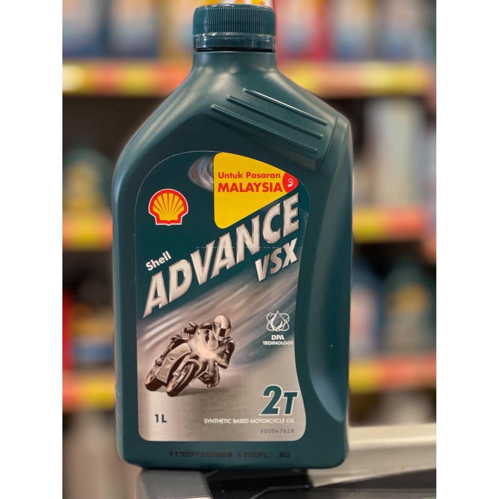 Shell Advance VSX 2T Motor Oil (Minyak Hitam Motor) 1L | Shopee Malaysia