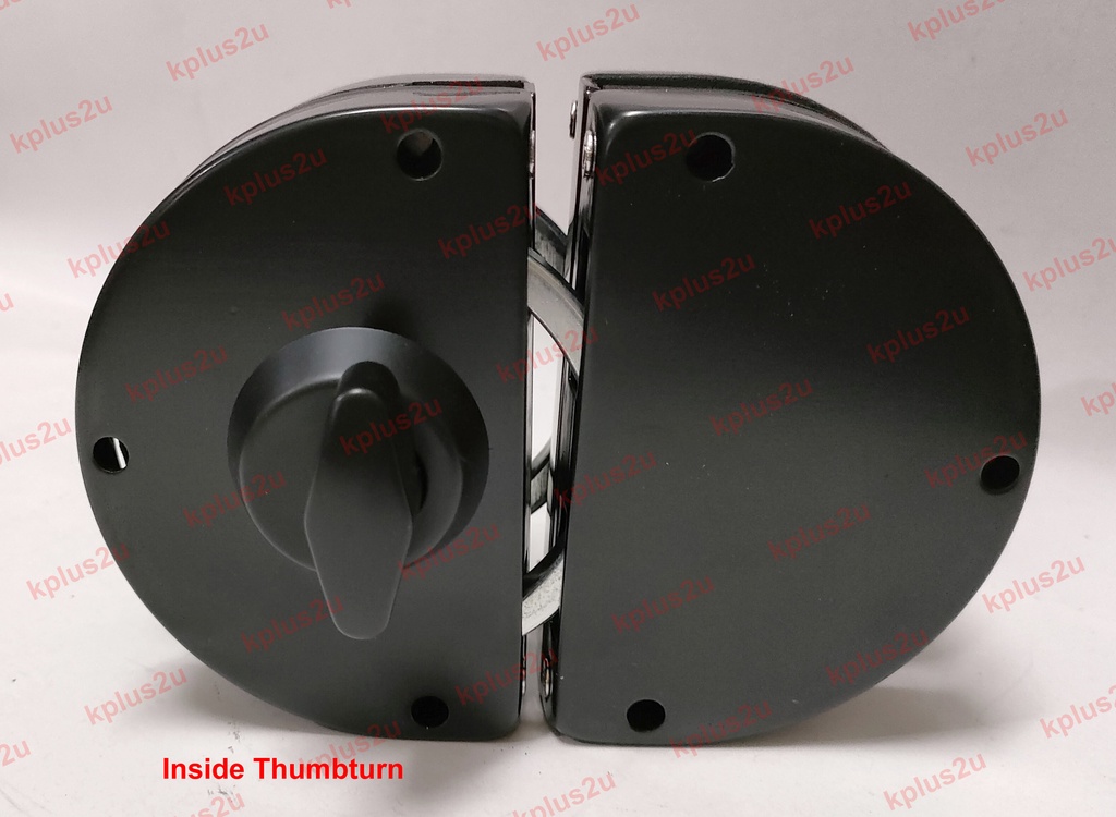 Glass Door Lock Circle Shape Crescent Shape Tempered Glass Door Lock ...