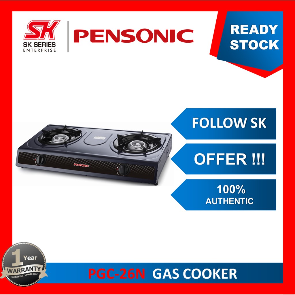 PENSONIC GAS STOVE GAS COOKER DAPUR GAS 煤气炉 ~ PGC26N / GC1090G ...