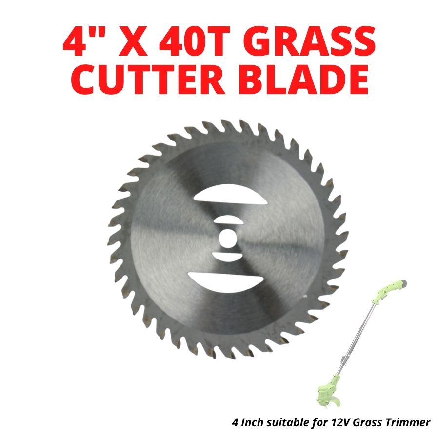 4" 40 Teeth Circular Metal Blade Grass Trimmer Blades Replacement Lawn ...