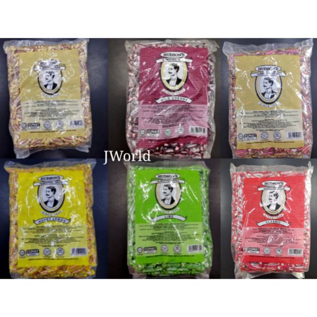 [BORONG] HUDSON'S CANDY 400PCS+- (1.2KG) HUDSON JUJUBES EUMENTHOL DROPS ...