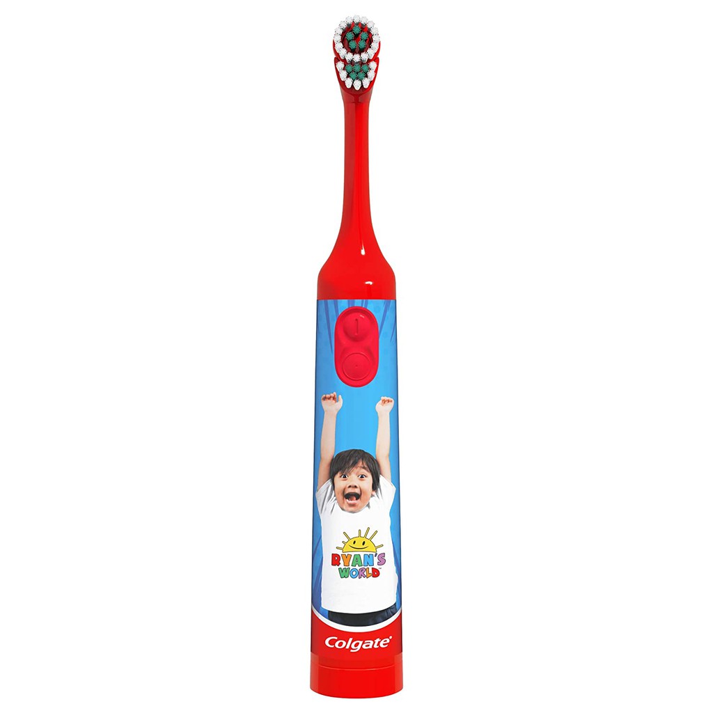 Ryan Colgate Kids Toothpaste and Battery Powered Toothbrush Set, Ryan's ...