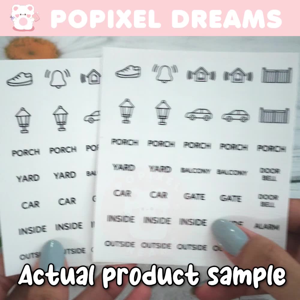 [CUSTOM/NON-BUNDLE] Transparent Switch Label Sticker for Switches Wall ...