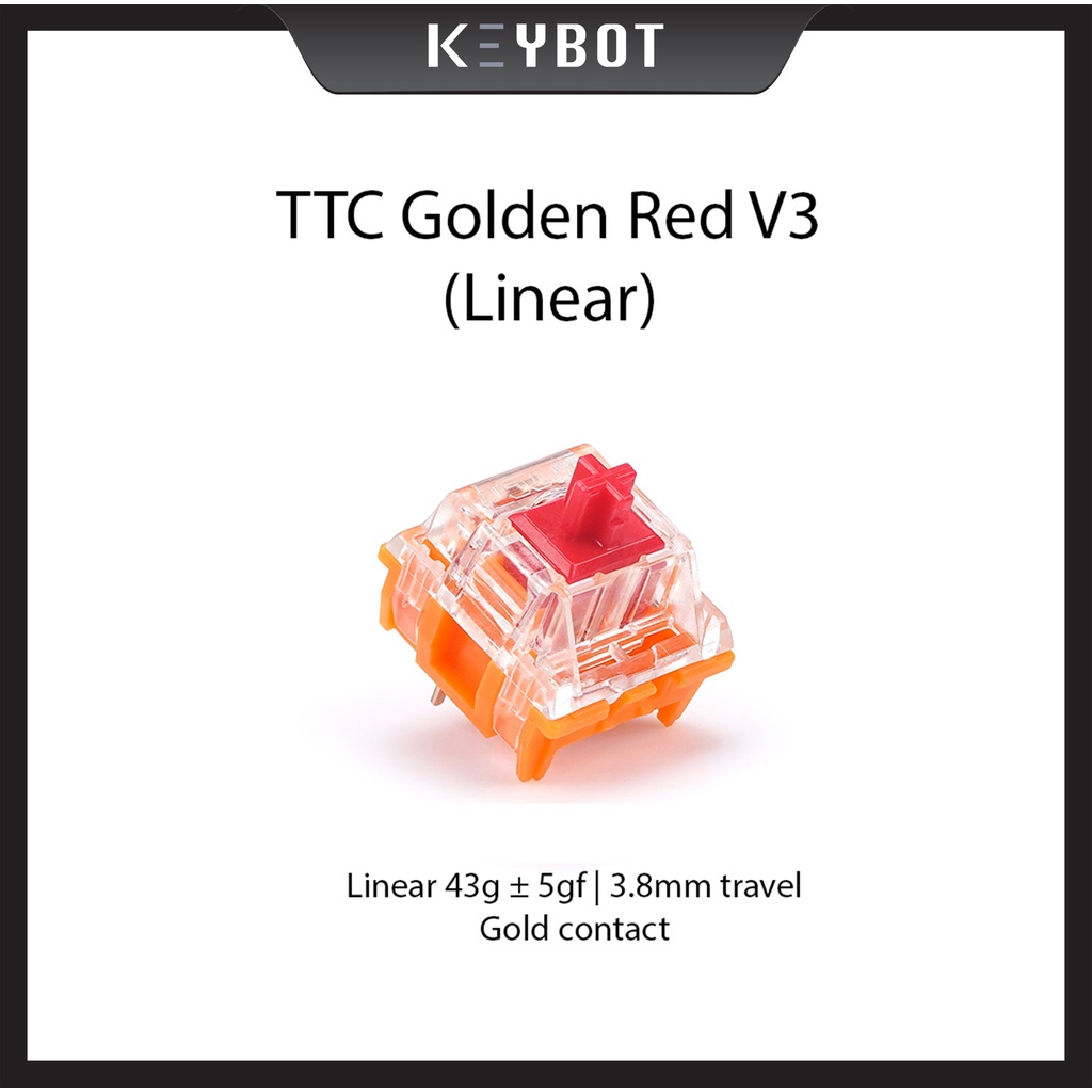 TTC Golden Red V3 Switches | Shopee Malaysia