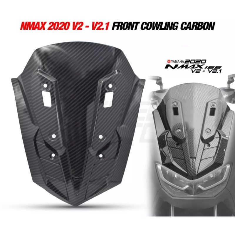 NMAX V2 AND V2.1 CARBON FRONT COWLING COVER | Shopee Malaysia