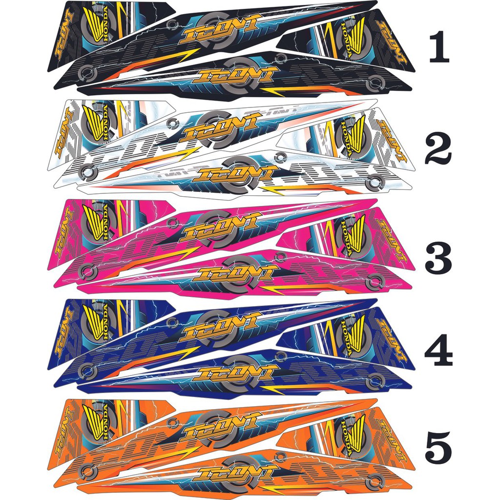 Striping Honda Beat Pgm Fi Striping Sticker Beat Fi Variation Icon