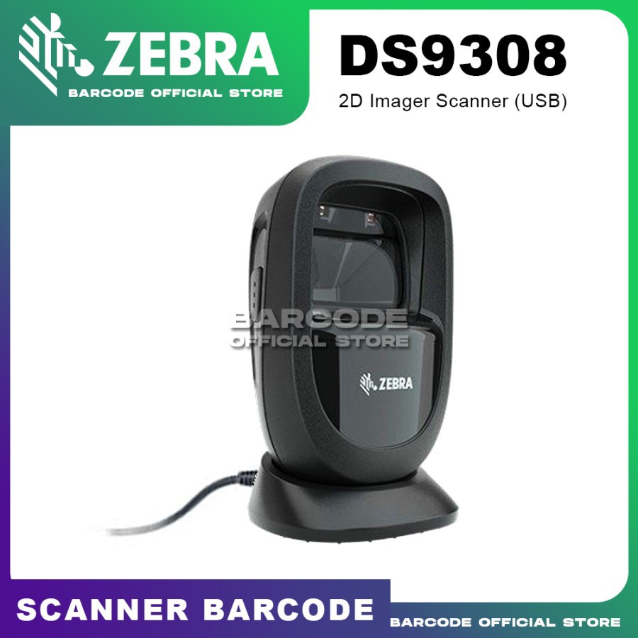 LAYAR Zebra DS9308 BARCODE SCANNER HP DS-9308 USB Screen Scan (2 ...