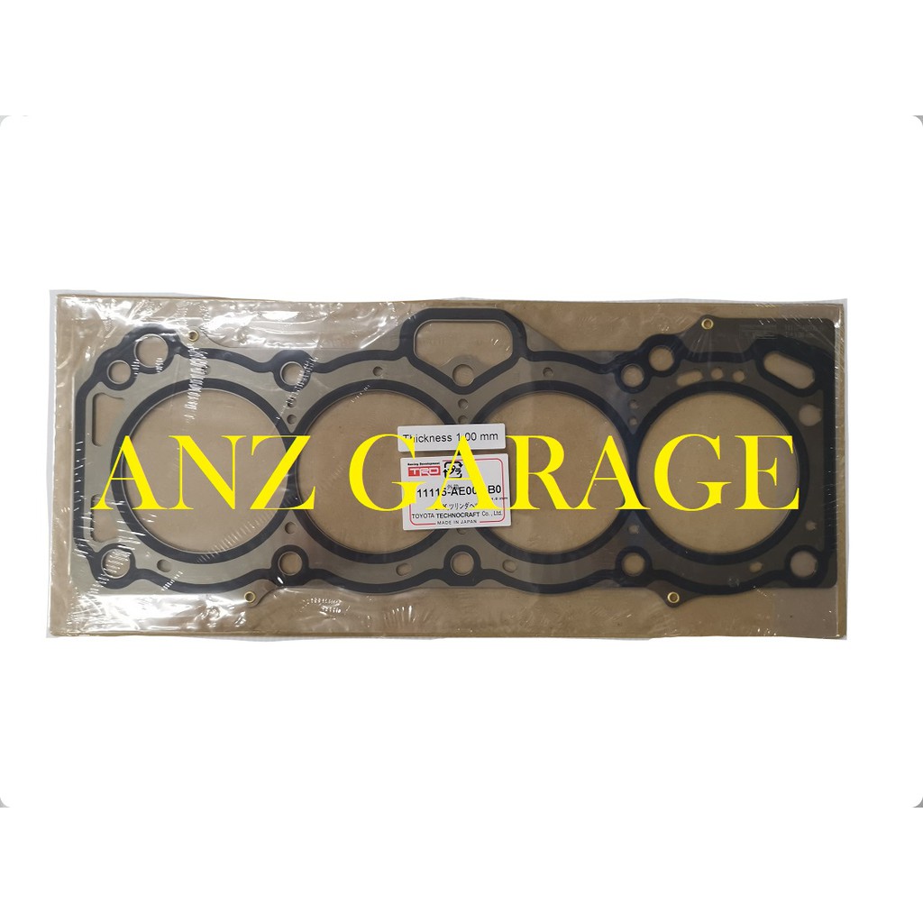 TRD 4AGE 16V 20V TOYOTA METAL HEAD GASKET 0.8MM 1.0MM 1.2MM 1.5MM ...