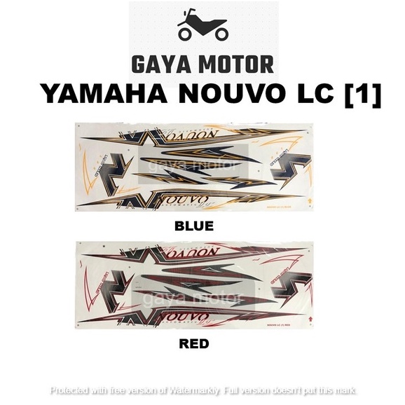 Yamaha Nouvo LC (1) Body Sticker | Shopee Malaysia