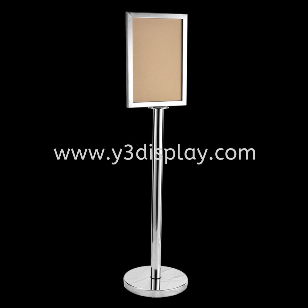 Stainless Steel Sign Stand A3 or A4 Size | Shopee Malaysia