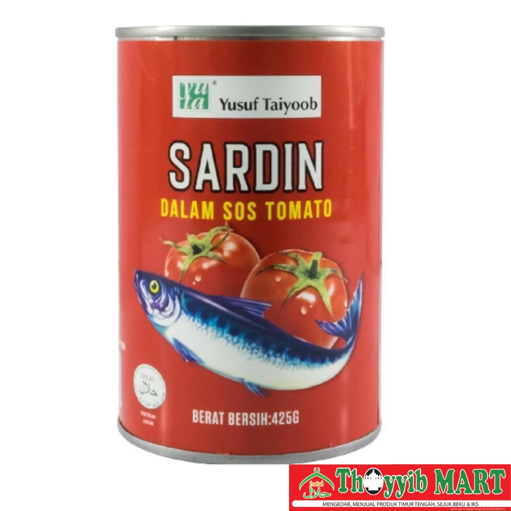 YUSUF TAIYOOB SARDIN DALAM SOS TOMATO [155GM & 400GM] / YUTA SARDINE IN ...