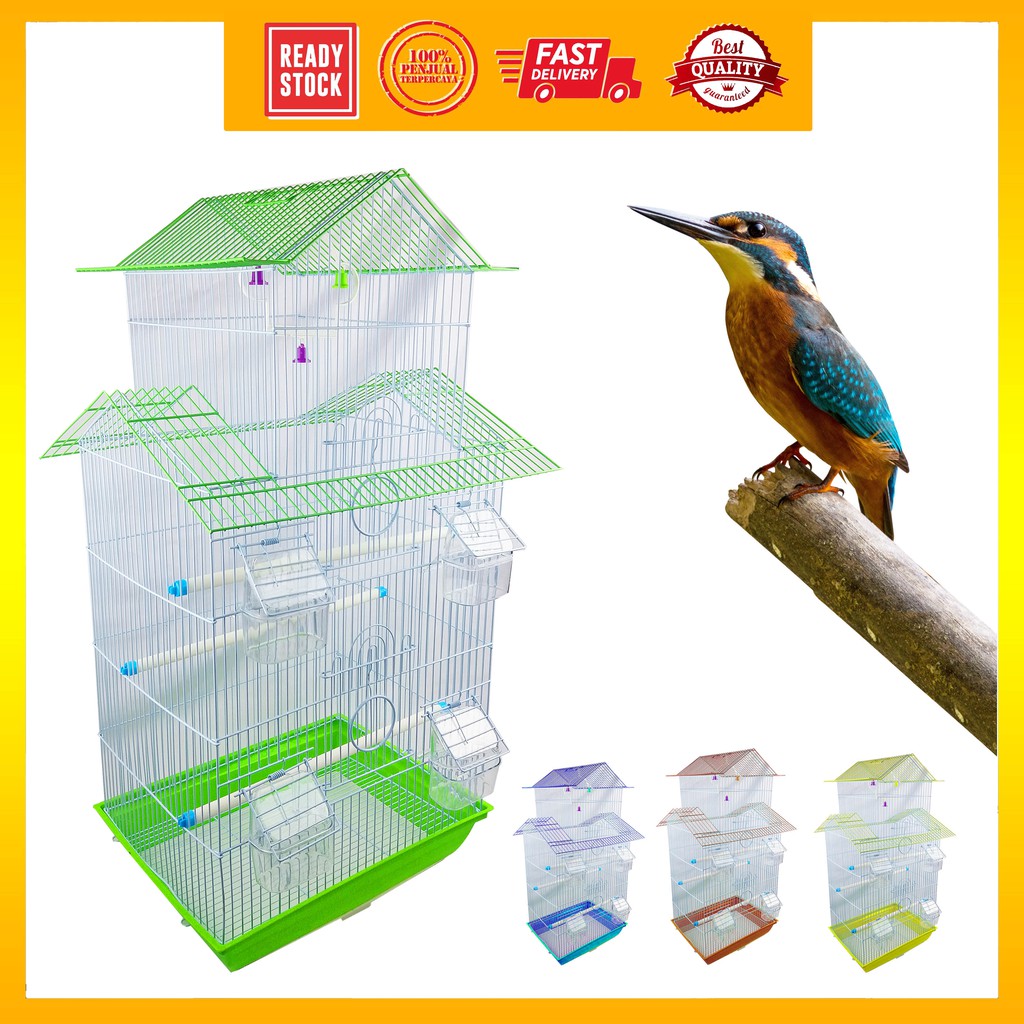 Big Bird Cage with House Design / Sangkar Burung Besar Berbentuk Rumah ...