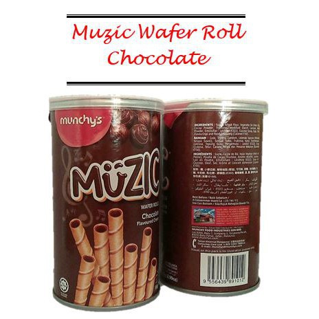 Munchy's Muzic Luxury Choco Wafer Rolls 85gram | Shopee Malaysia