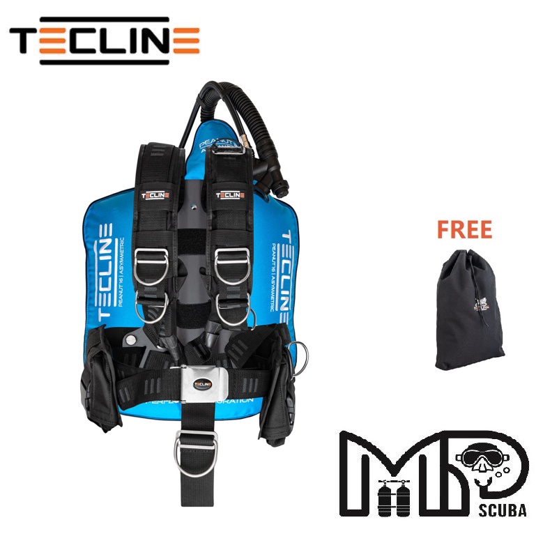 Tecline Peanut Mini 11 / 16 / 21 Comfort Adjustable BCD Set Complete ...