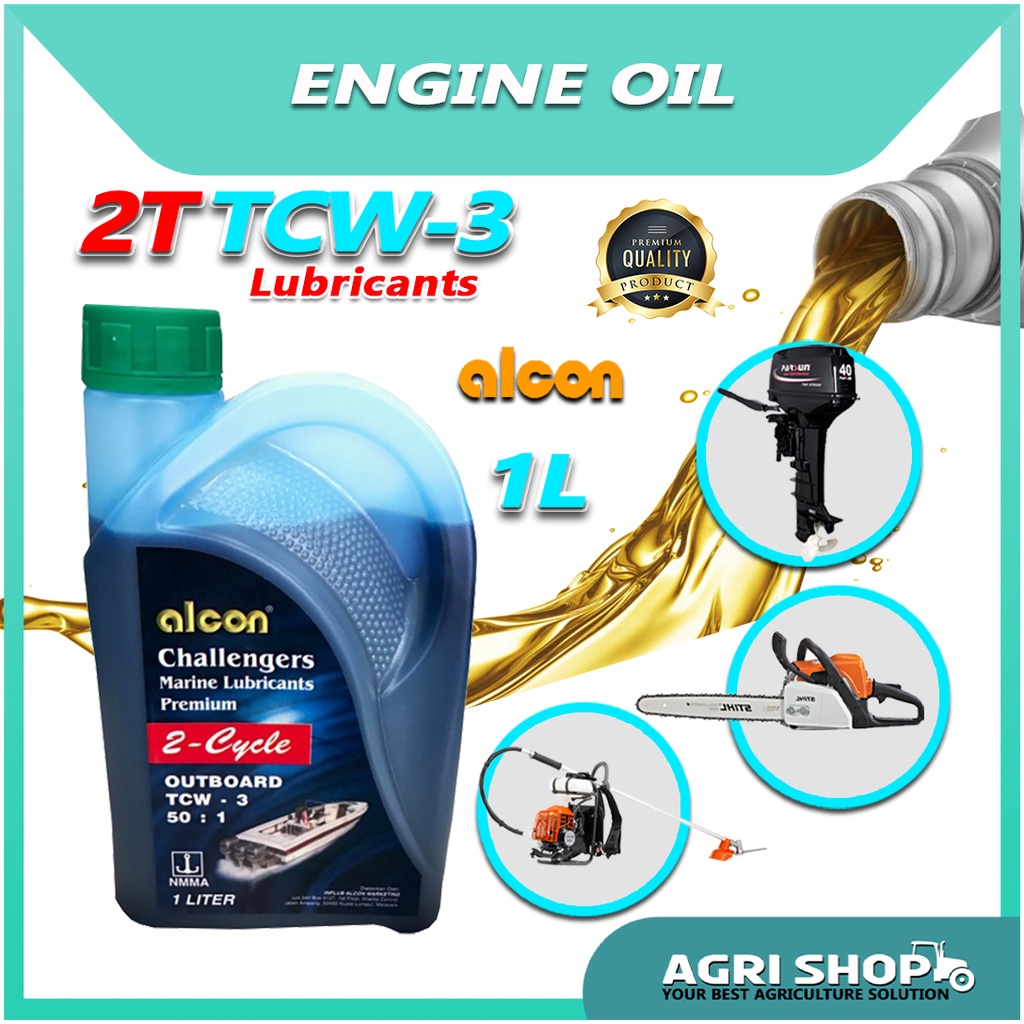 Agrishop Alcon Outboard Marine Lubricants 2 Stroke 2t Tcw 3 Engine Oil
