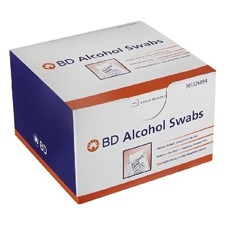BD Alcohol Swabs (100 Pcs) | Shopee Malaysia