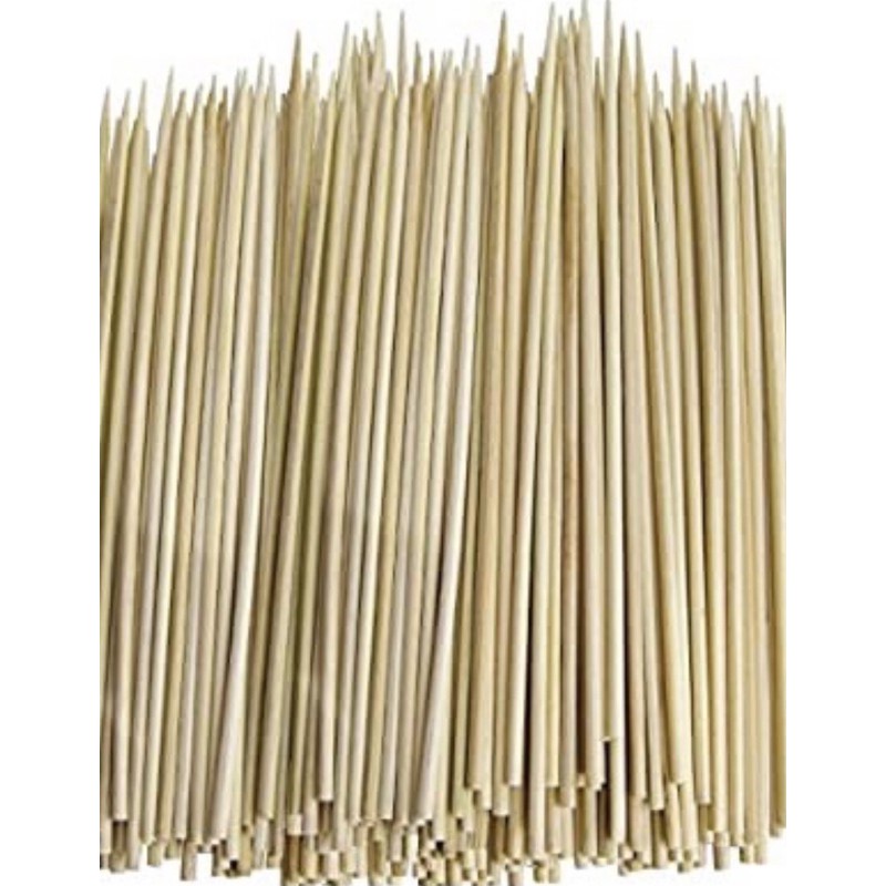 Satay Stick ( Bamboo Skewer ) 20cm length : +/- 100 sticks/pack ...