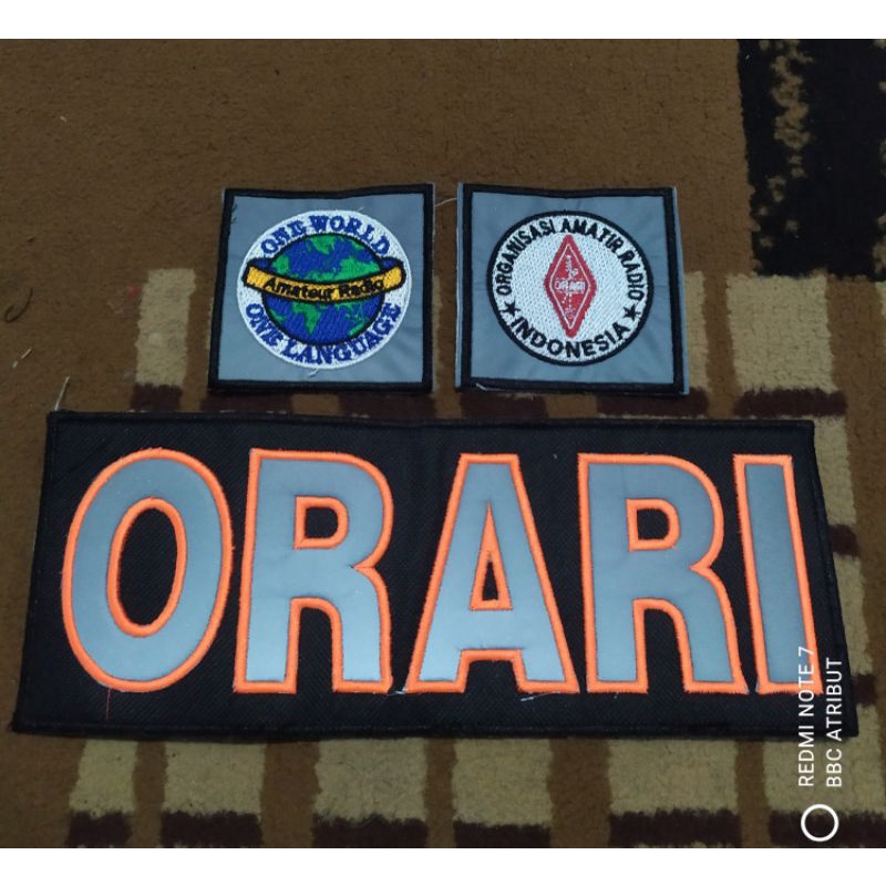 Orari embroidered logo Jacket vest logo set without name | Shopee Malaysia