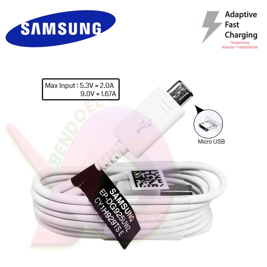 (OEM) Data Cable Samsung Galaxy J3 J4 J6 J7 J8 J1 Ace J2 Pro A3 A5 A7 E3 E5 E7 A10 M10 M02 Grand ...