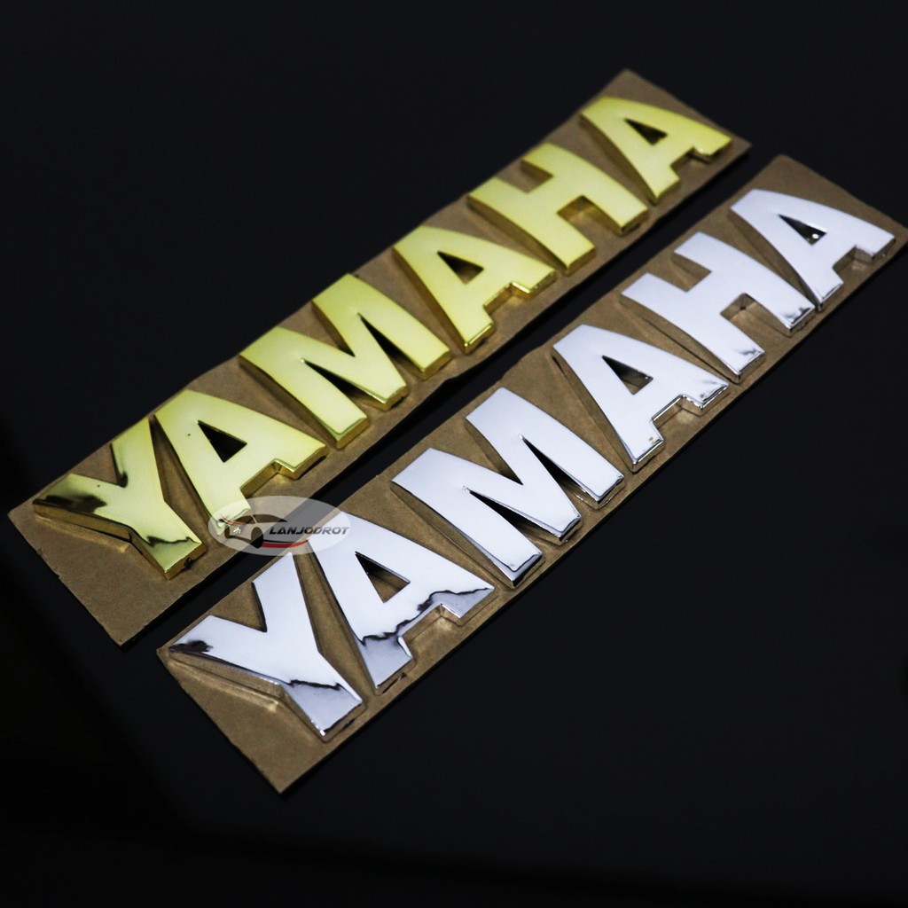 Logo YAMAHA Separate Letters Size 3.3 x 17.5 cm. For NMAX XMAX Grand ...