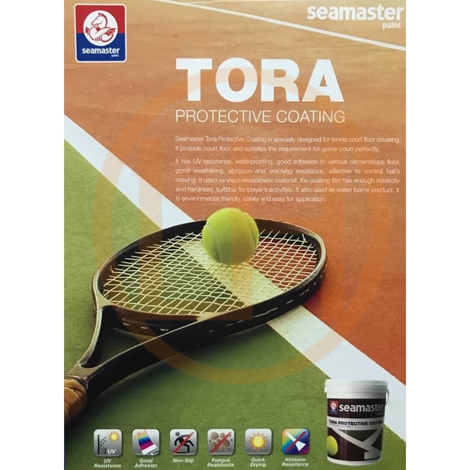 Seamaster Paint Tora Protective Coating - 5 Liter - Basketball , Tennis ...