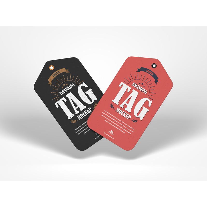 Cloth Tag Mockup PSD I Photoshop I Template Photoshop I Branding ...