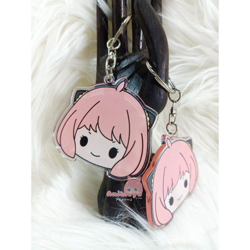 GANTUNGAN Acrylic Keychain Anime Spy x Family Anya Forger, Loid, Yor ...