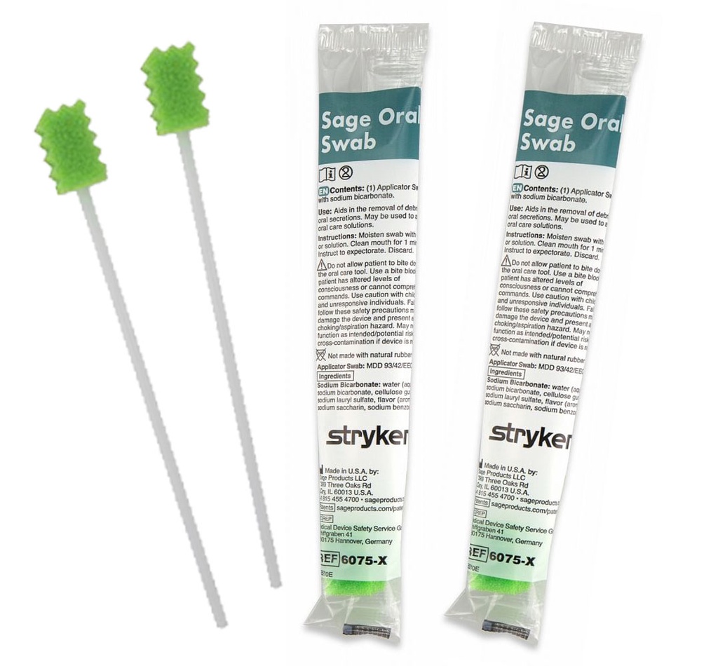 Toothette Oral Swab With Sodium Bicarbonate Disposable for Oral Care ...