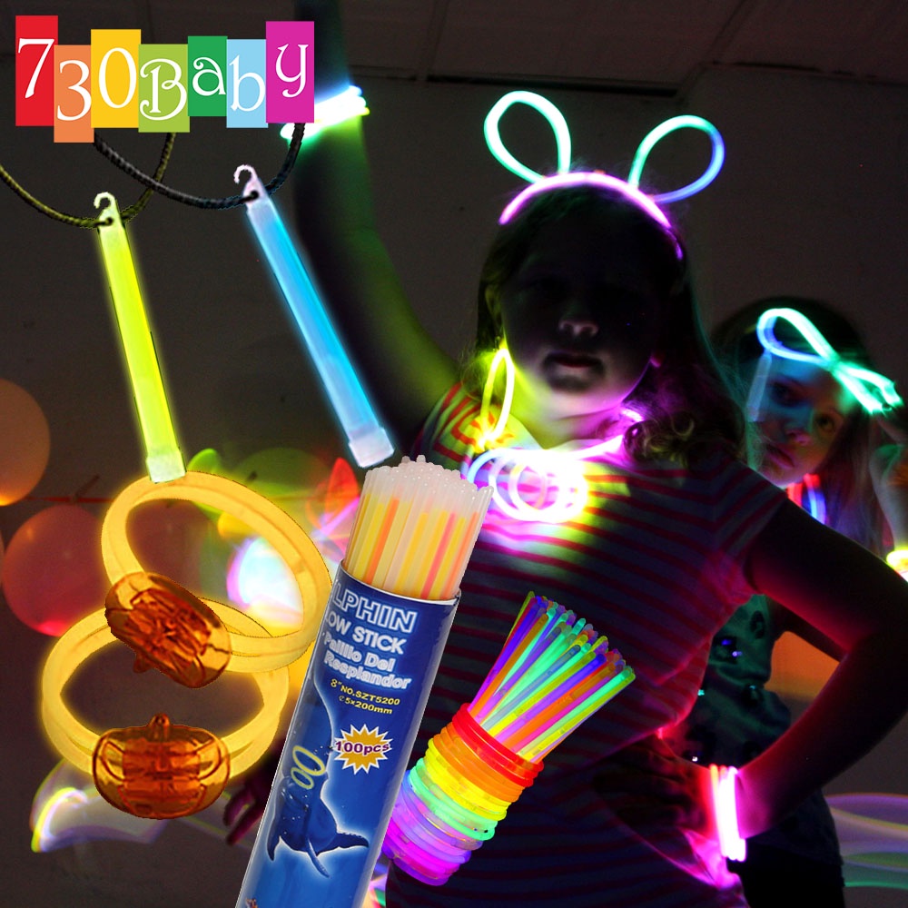 730Baby Glow Stick Set For Night Party Birthday Christmas Multi ...