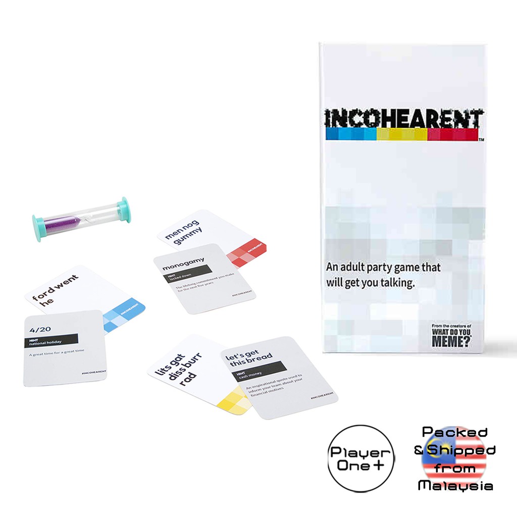 Incohearent The Party Game Where You Compete to Guess The Gibberish ...