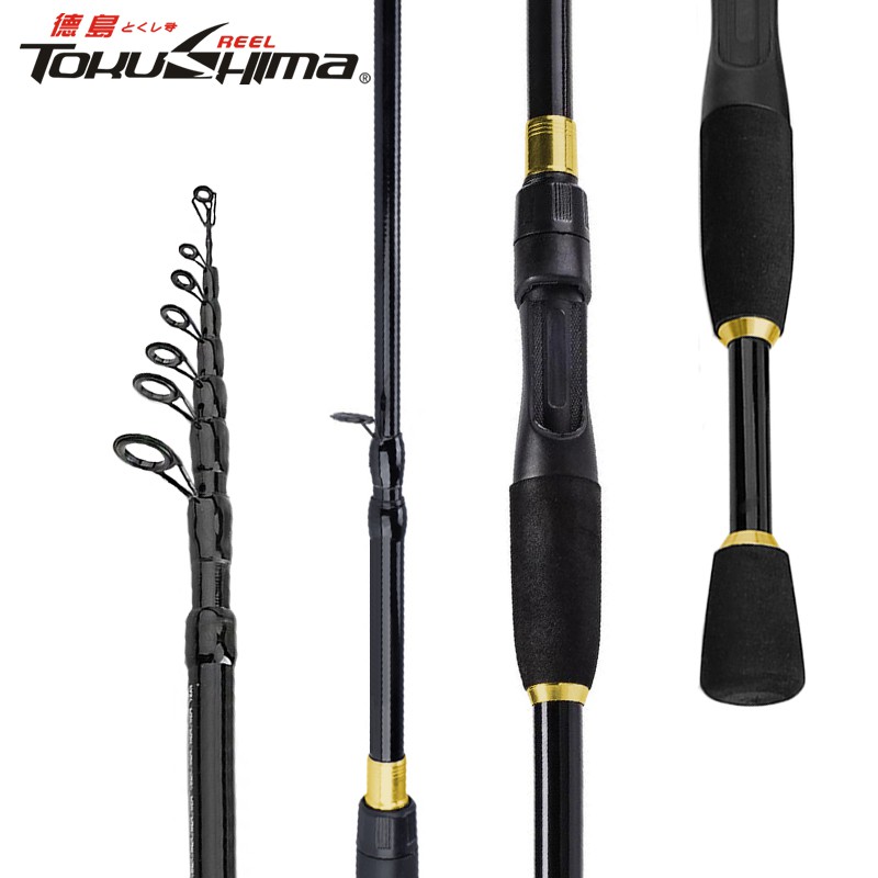 Joran Batang Pancing Saltwater Multifunction Spinning Rod 1.6m 1.8m 2 ...