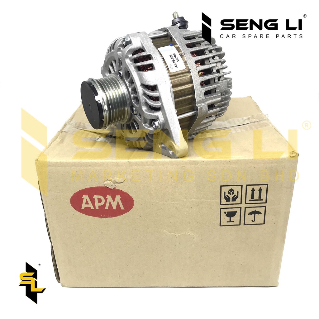 100% ORIGINAL APM PROTON PREVE TURBO/EXORA BOLD TURBO ALTERNATOR-A845 ...