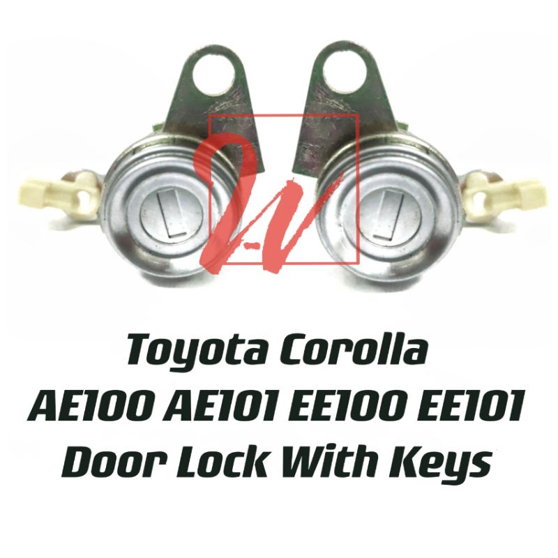 Toyota Corolla AE100 AE101 EE100 EE101 Door Lock With Key 1992 - 1995 ...