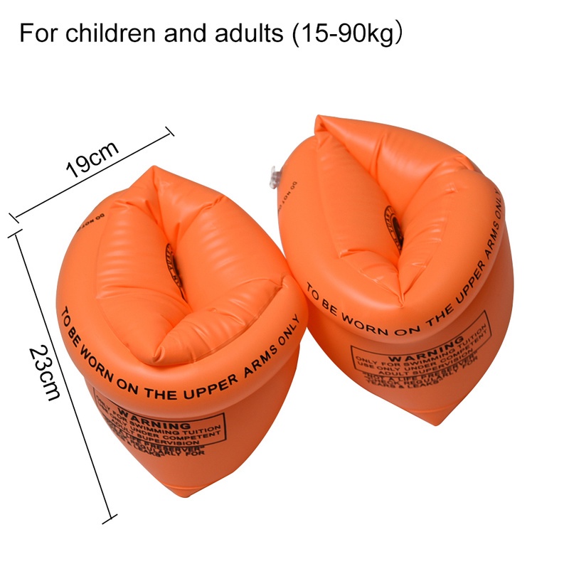 2pcs Kids Adults Swimming Inflatable Arm Ring/ Swimming Armband Arm ...