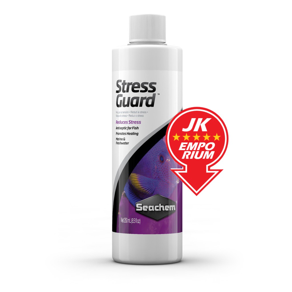 Seachem Stress Guard 50ml 100ml 250ml 500ml | Shopee Malaysia
