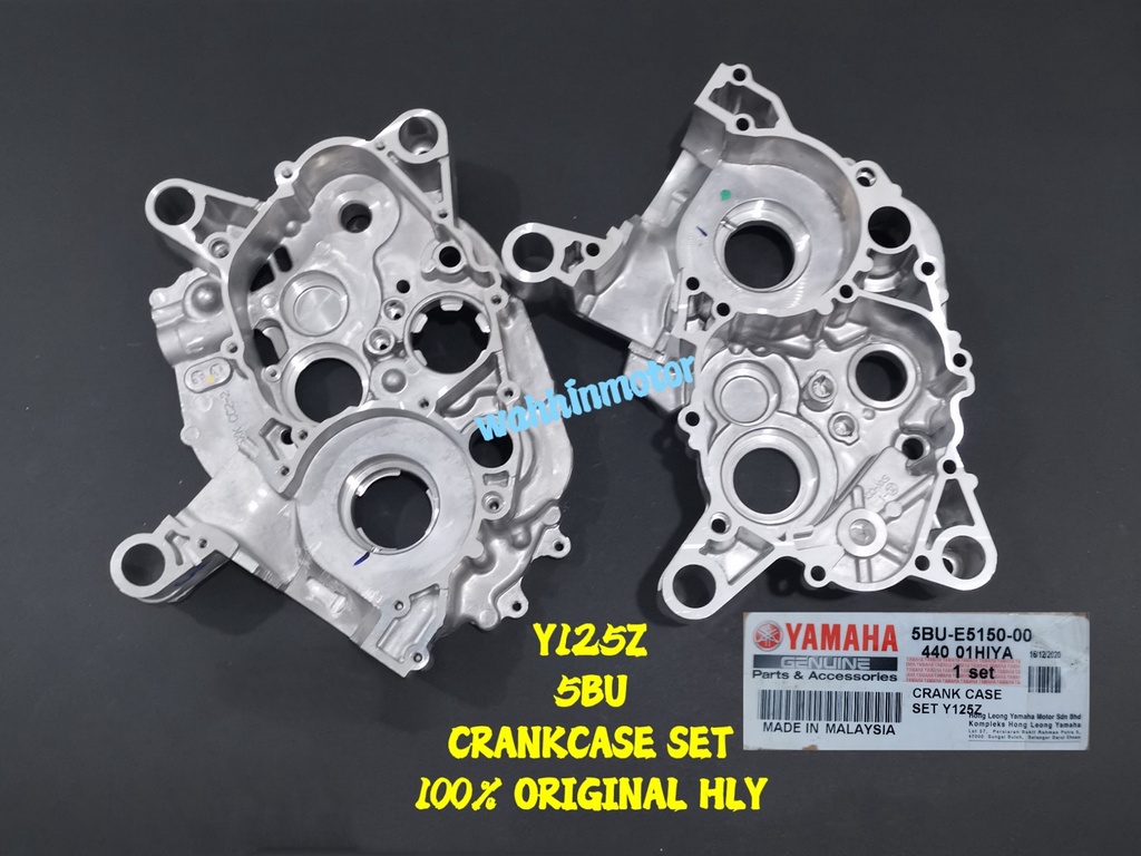 100% ORIGINAL HLY YAMAHA Y125Z Y125ZR 5BU CRANKCASE LEFT RIGHT KIRI ...