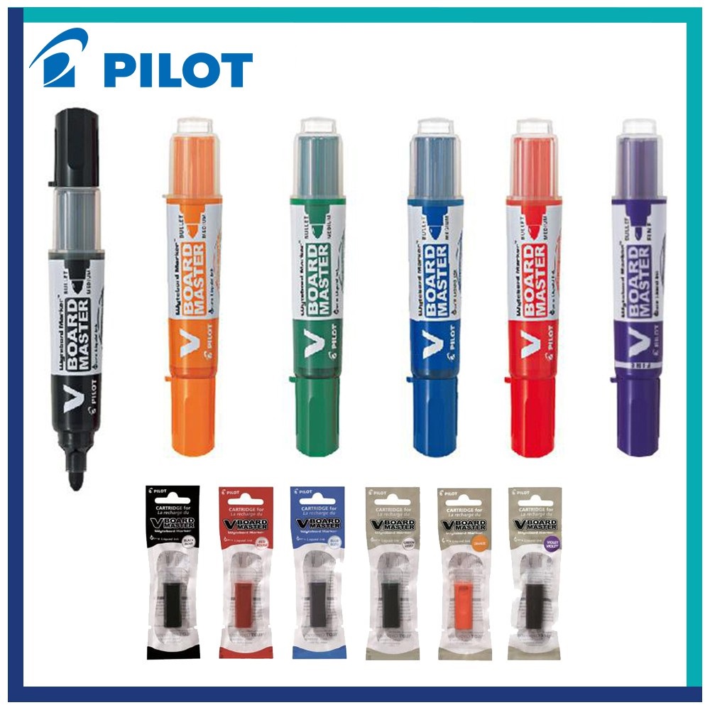 Pilot V Board Master WhiteBoard Marker Refillable | Shopee Malaysia