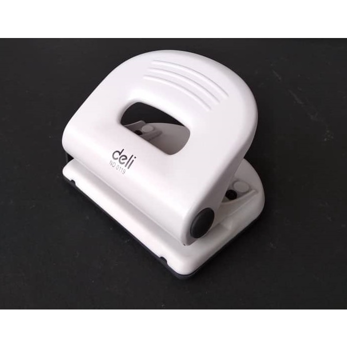 DELI 2 Holes Puncher 0119 Capacity 25 Sheets Pukulan Dua Punch | Shopee ...