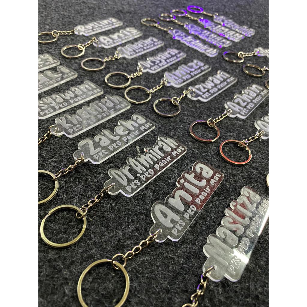 💥 KEYCHAIN NAMA (CUSTOM) 💥3cmx7cm (Saiz Besar)💥 | Shopee Malaysia