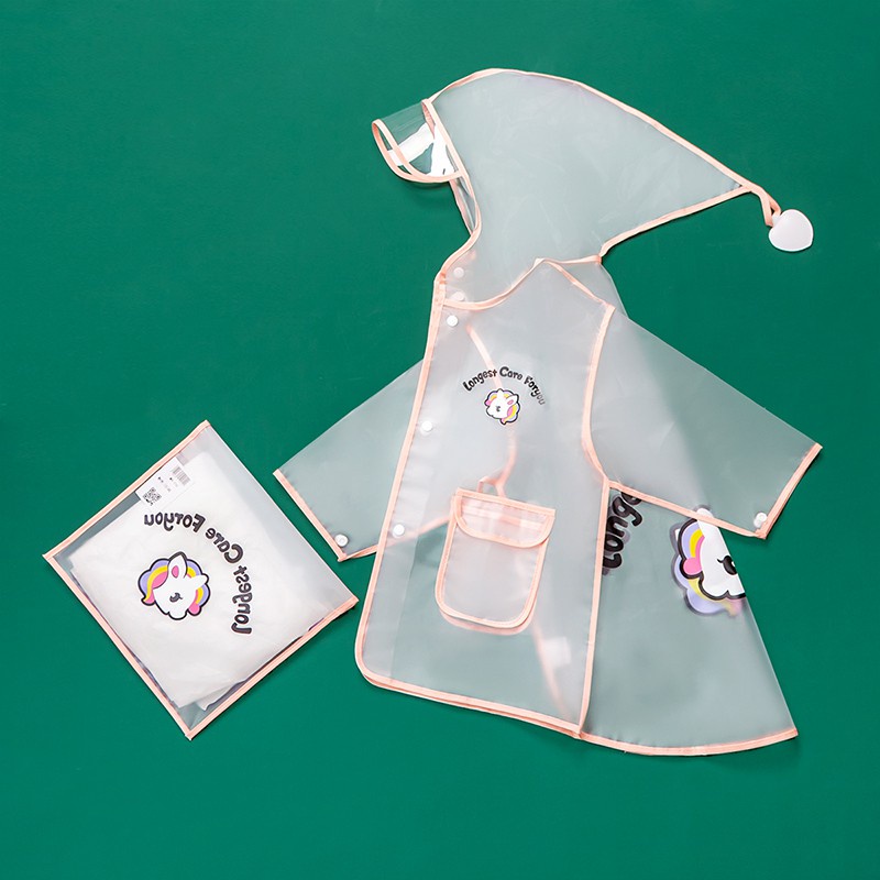 Cheerful Mario Children Rain Gear Cartoon Rainproof EVA Poncho | Shopee ...