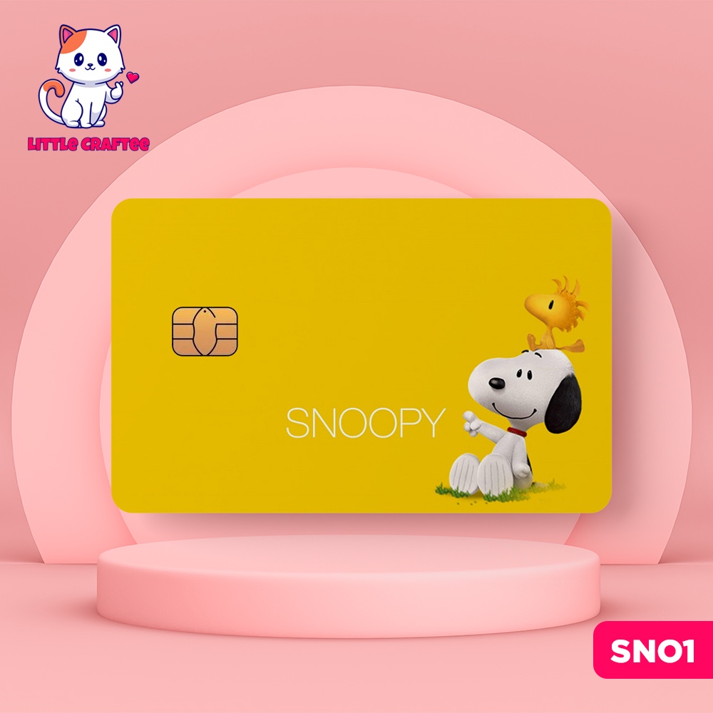 Snoopy [Series 2] -ATM, Bank Card, Credit Card Sticker Cover Skin ...