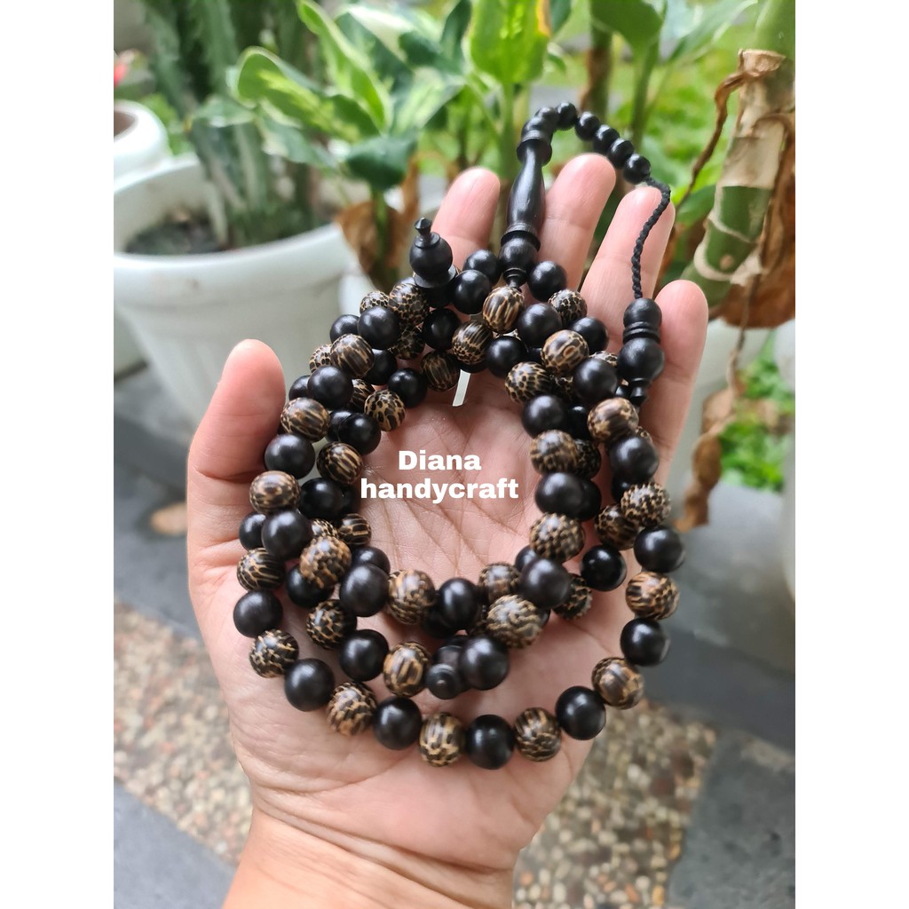 KAYU Tasbih Combination of lucky wood 8 mm | Shopee Malaysia