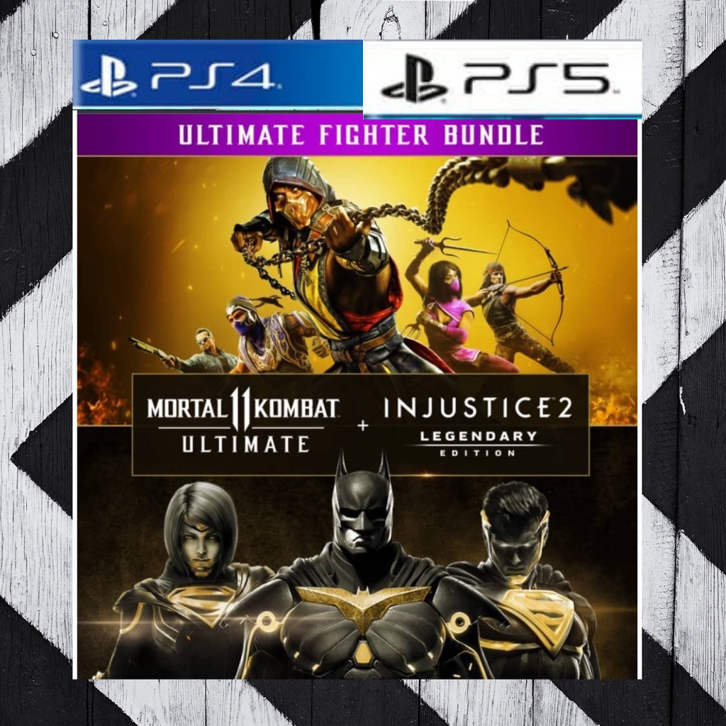 (Ready Stock) PS4/PS5 Mortal Kombat 11 Ultimate + Injustice 2 Legendary Edition Full Game ...