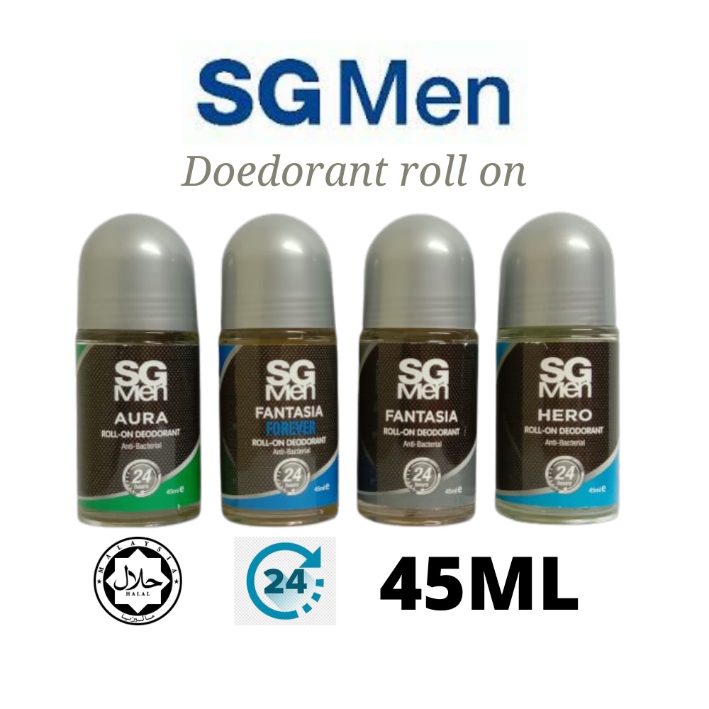 Sg Men Roll On Deodorant 45ML ( Fantasia , Fantasia Forever , Aura ...