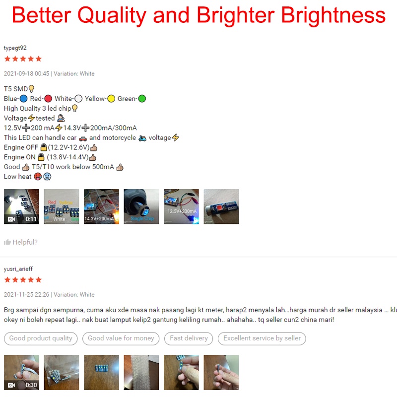 [Ready Stock] MENTOL METER LED T5 SUPER BRIGHT LC135 RS150 Y125ZR RXZ ...