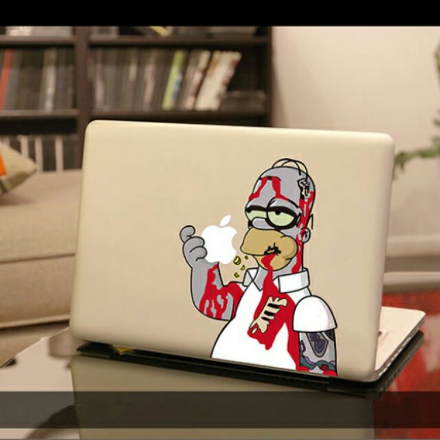 Zombie Homer Simpson vinyl decal (laptop sticker) | Shopee Malaysia