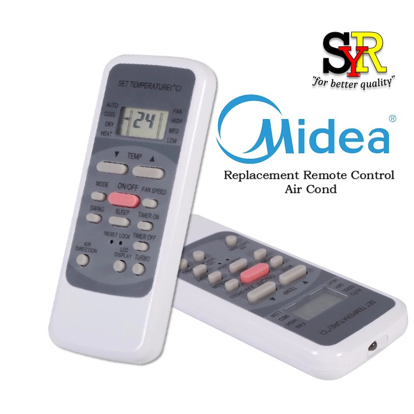 MIDEA R51M/E Remote Control Replacement Aircond Air Cond Air Conditioner | Shopee Malaysia